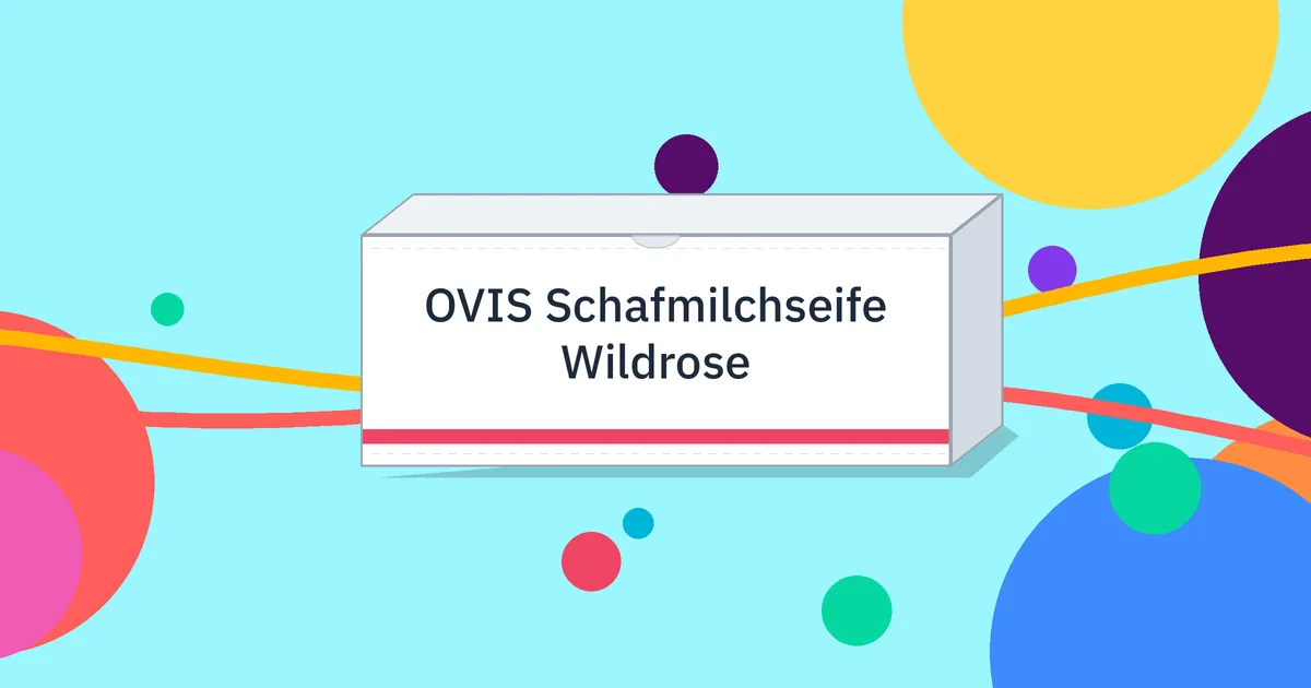 Symbolbild: Packung mit der Aufschrift OVIS Schafmilchseife Wildrose (PZN 09731159) – Verfügbarkeit und Bezug in Apotheken in Frankfurt am Main