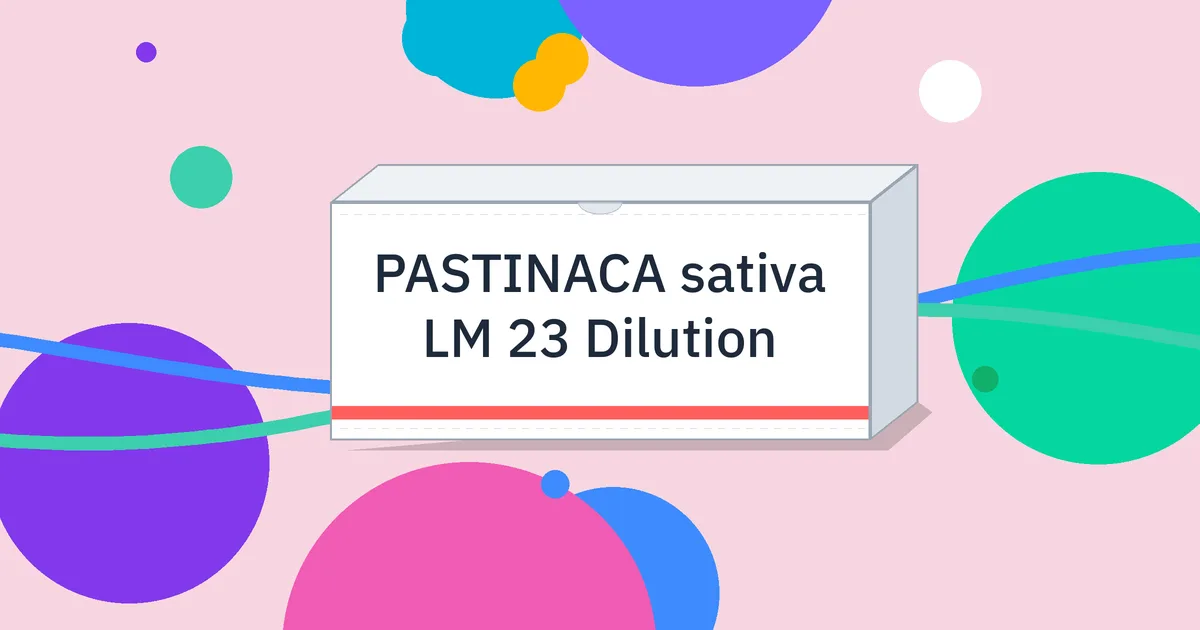 Symbolbild: Packung mit der Aufschrift PASTINACA sativa LM 23 Dilution (PZN 13632457) – Verfügbarkeit und Bezug in Apotheken in Frankfurt am Main