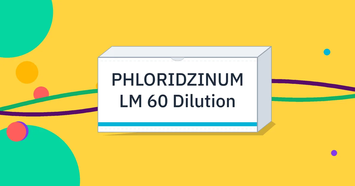 Symbolbild: Packung mit der Aufschrift PHLORIDZINUM LM 60 Dilution (PZN 13639502) – Verfügbarkeit und Bezug in Apotheken in Frankfurt am Main