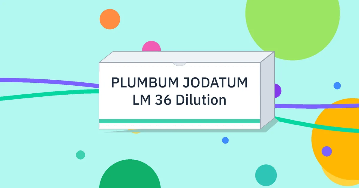 Symbolbild: Packung mit der Aufschrift PLUMBUM JODATUM LM 36 Dilution (PZN 13040923) – Verfügbarkeit und Bezug in Apotheken in Frankfurt am Main