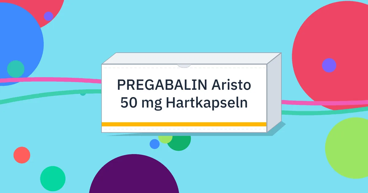 Symbolbild: Packung mit der Aufschrift PREGABALIN Aristo 50 mg Hartkapseln (PZN 14041876) – Verfügbarkeit und Bezug in Apotheken in Frankfurt am Main