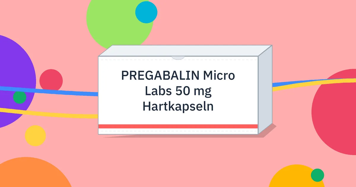 Symbolbild: Packung mit der Aufschrift PREGABALIN Micro Labs 50 mg Hartkapseln (PZN 18153721) – Verfügbarkeit und Bezug in Apotheken in Frankfurt am Main