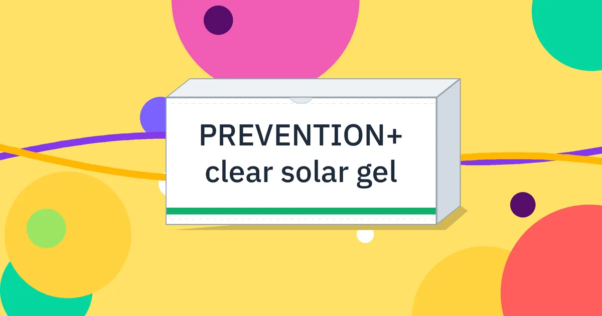Symbolbild: Packung mit der Aufschrift PREVENTION+ clear solar gel (PZN 18886228) – Verfügbarkeit und Bezug in Apotheken in Frankfurt am Main