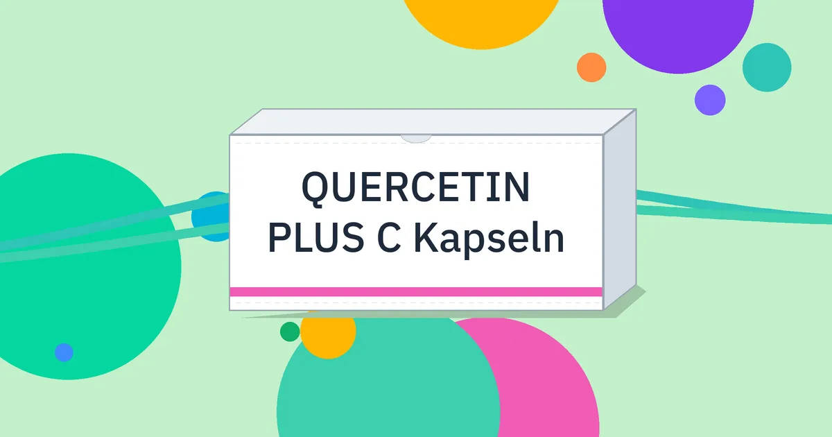 Symbolbild: Packung mit der Aufschrift QUERCETIN PLUS C Kapseln (PZN 17933411) – Verfügbarkeit und Bezug in Apotheken in Frankfurt am Main