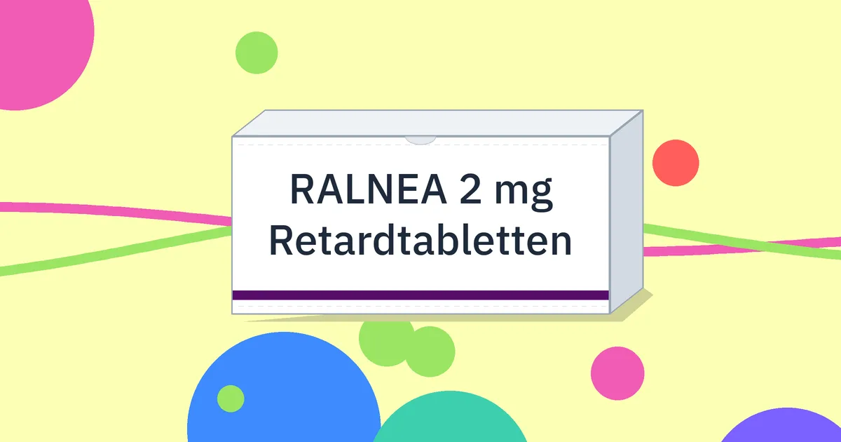 Symbolbild: Packung mit der Aufschrift RALNEA 2 mg Retardtabletten (PZN 20274604) – Verfügbarkeit und Bezug in Apotheken in Frankfurt am Main