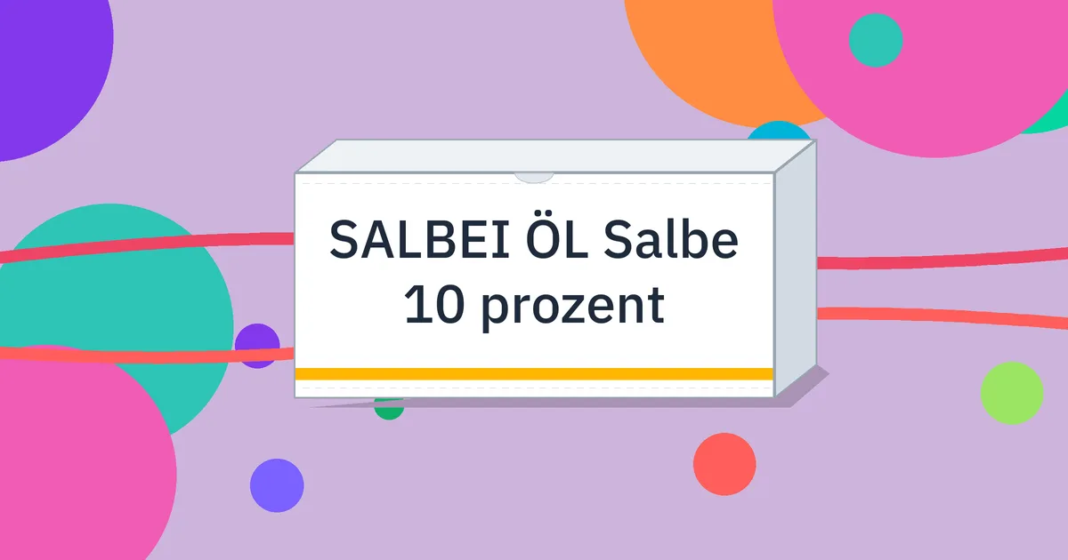 Symbolbild: Packung mit der Aufschrift SALBEI ÖL Salbe 10 prozent (PZN 18682276) – Verfügbarkeit und Bezug in Apotheken in Frankfurt am Main