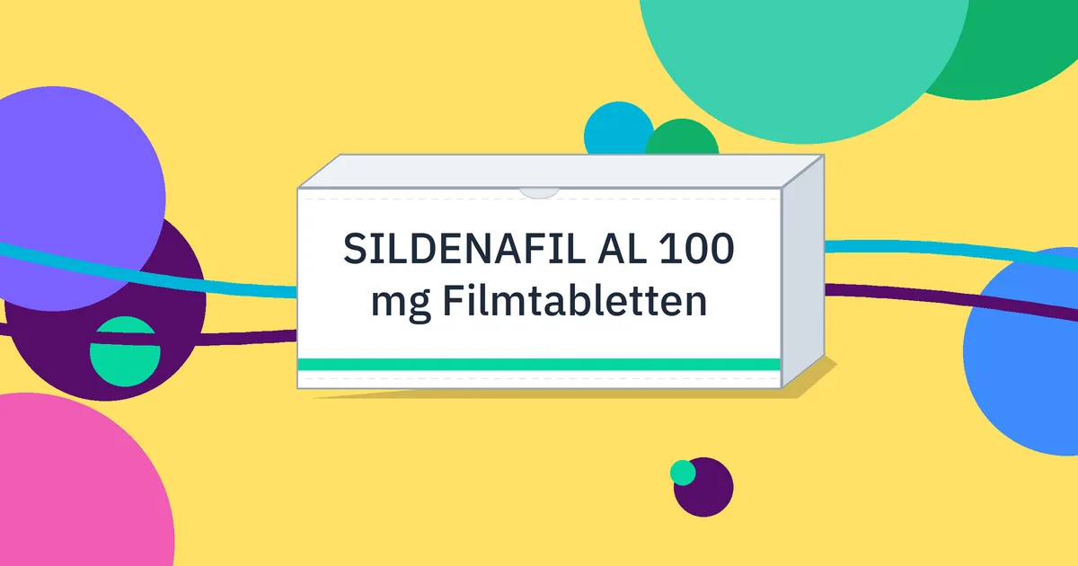Symbolbild: Packung mit der Aufschrift SILDENAFIL AL 100 mg Filmtabletten (PZN 10187838) – Verfügbarkeit und Bezug in Apotheken in Frankfurt am Main
