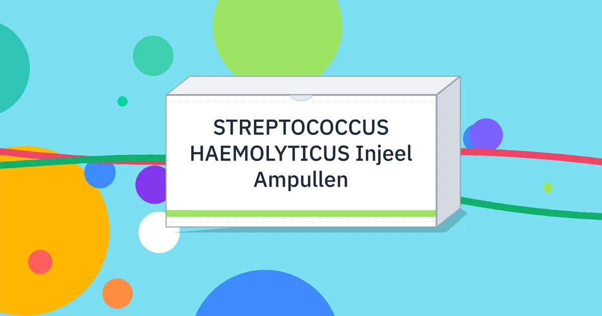 Symbolbild: Packung mit der Aufschrift STREPTOCOCCUS HAEMOLYTICUS Injeel Ampullen (PZN 01178533) – Verfügbarkeit und Bezug in Apotheken in Frankfurt am Main