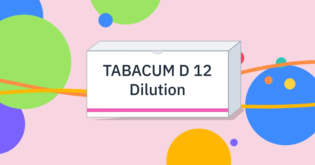 Symbolbild: Packung mit der Aufschrift TABACUM D 12 Dilution (PZN 02622697) – Verfügbarkeit und Bezug in Apotheken in Frankfurt am Main