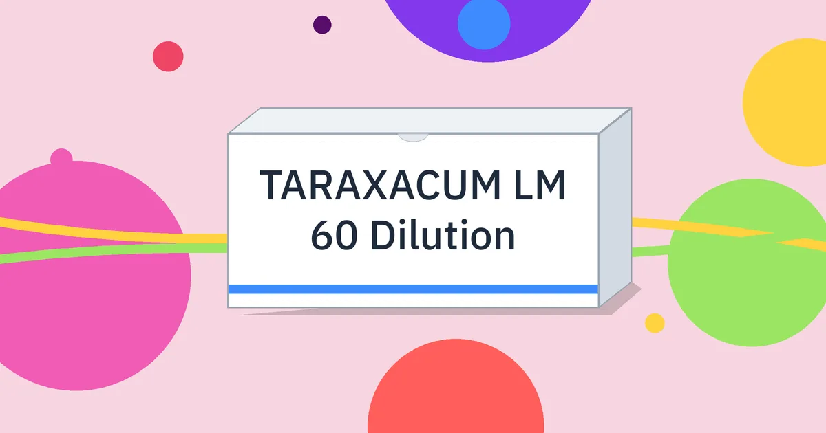 Symbolbild: Packung mit der Aufschrift TARAXACUM LM 60 Dilution (PZN 13214547) – Verfügbarkeit und Bezug in Apotheken in Frankfurt am Main