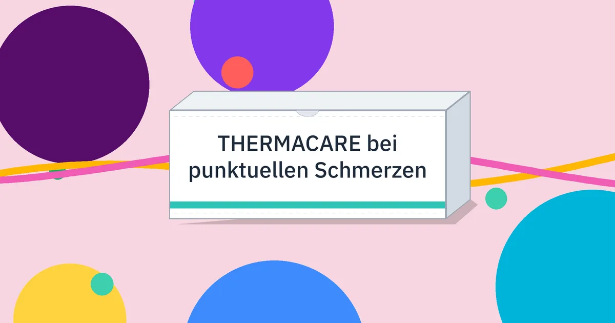 Symbolbild: Packung mit der Aufschrift THERMACARE bei punktuellen Schmerzen (PZN 13784687) – Verfügbarkeit und Bezug in Apotheken in Frankfurt am Main