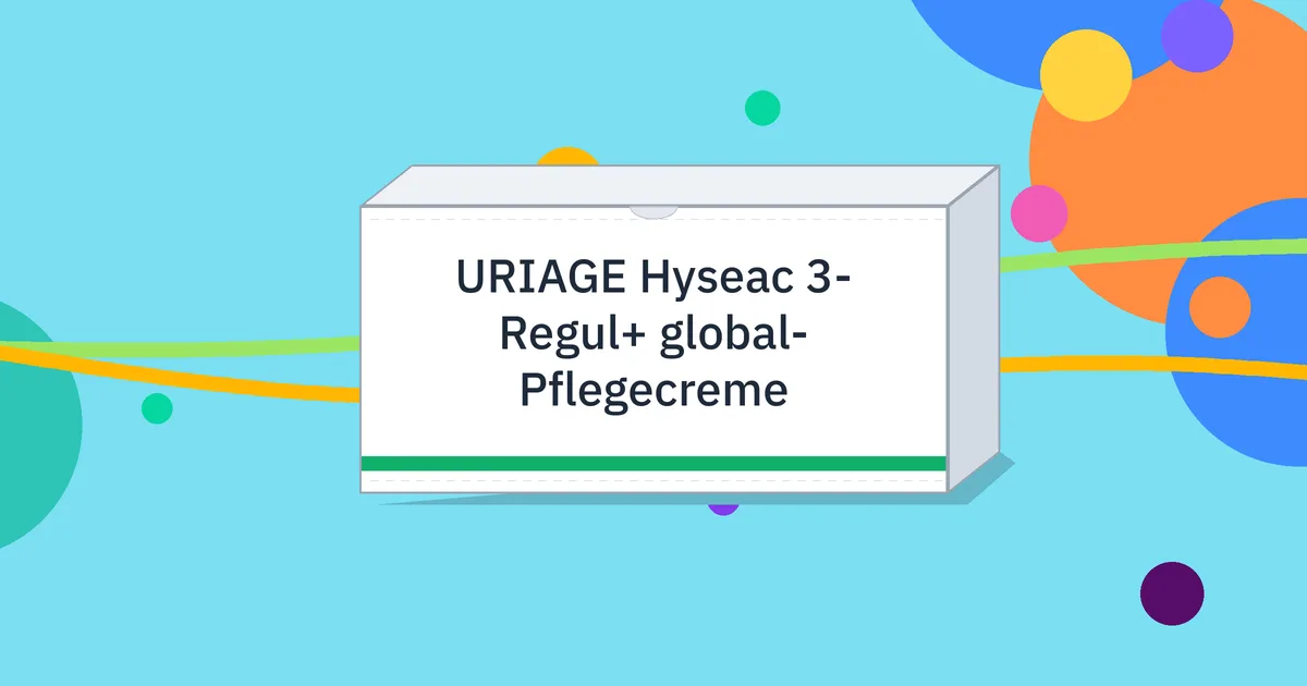 Symbolbild: Packung mit der Aufschrift URIAGE Hyseac 3-Regul+ global-Pflegecreme (PZN 19361433) – Verfügbarkeit und Bezug in Apotheken in Frankfurt am Main