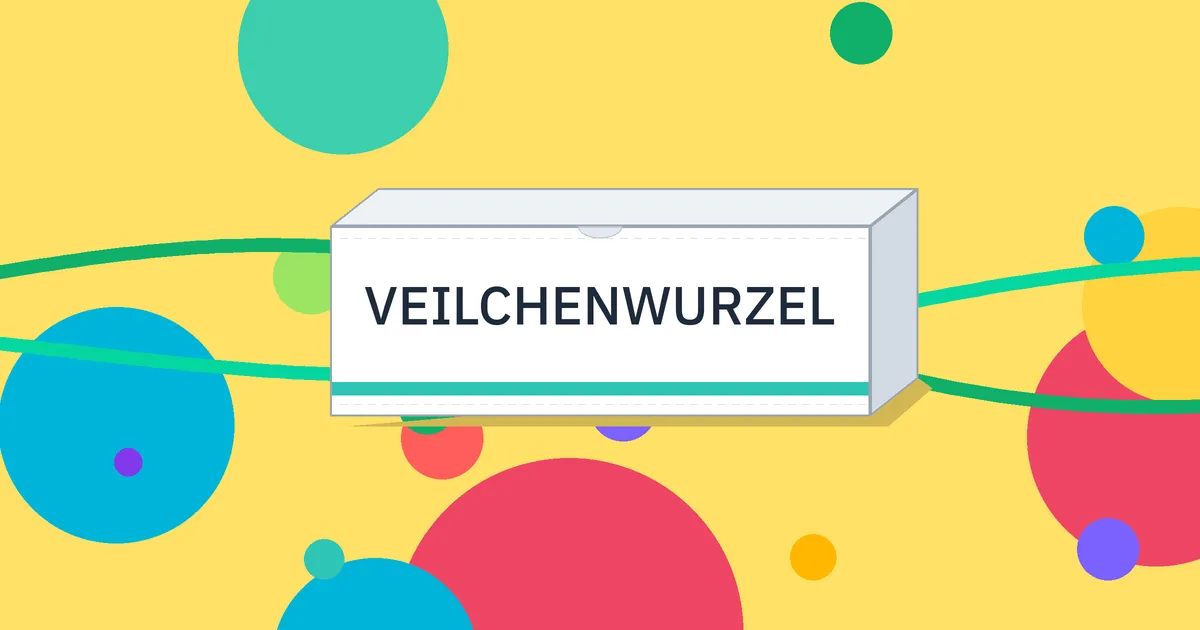 Symbolbild: Packung mit der Aufschrift VEILCHENWURZEL (PZN 01740041) – Verfügbarkeit und Bezug in Apotheken in Frankfurt am Main