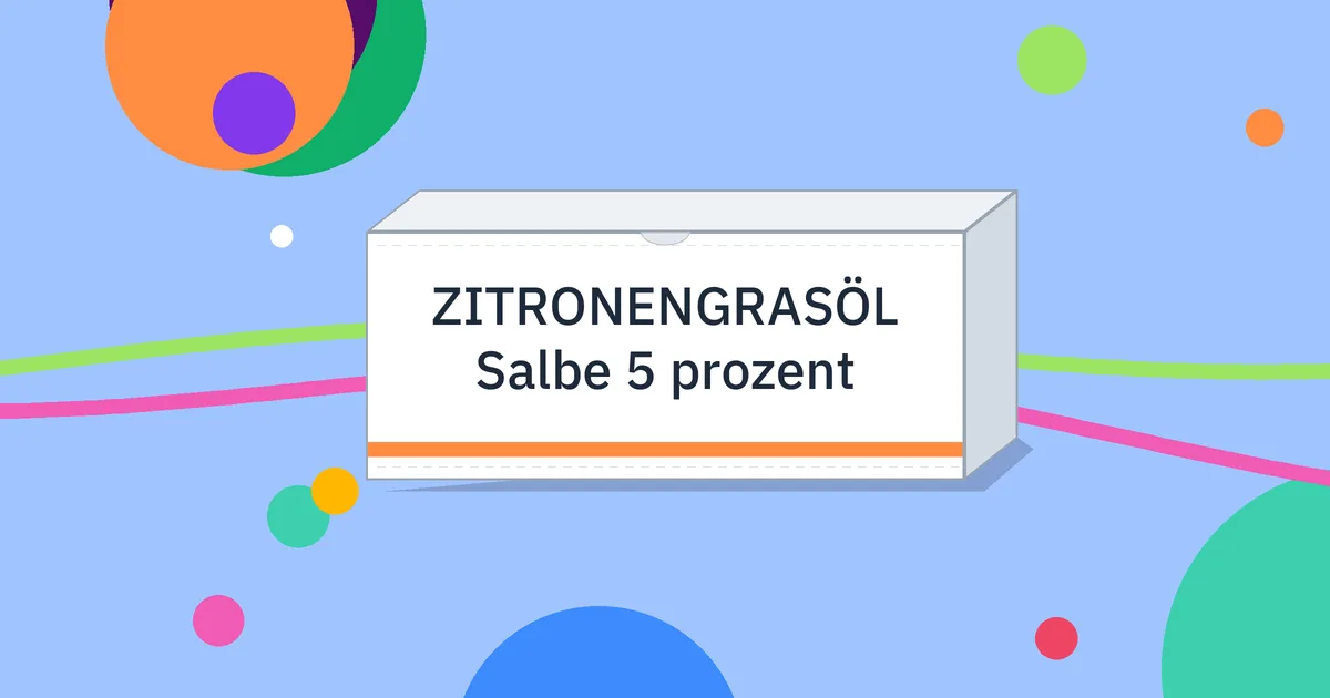 Symbolbild: Packung mit der Aufschrift ZITRONENGRASÖL Salbe 5 prozent (PZN 18180391) – Verfügbarkeit und Bezug in Apotheken in Frankfurt am Main