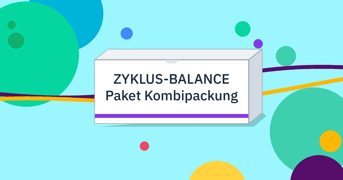 Symbolbild: Packung mit der Aufschrift ZYKLUS-BALANCE Paket Kombipackung (PZN 19968951) – Verfügbarkeit und Bezug in Apotheken in Frankfurt am Main