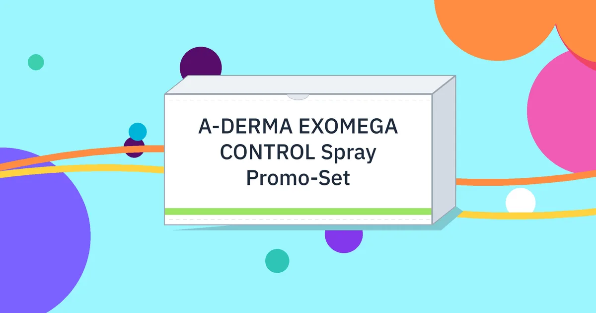 Symbolbild: Packung mit der Aufschrift A-DERMA EXOMEGA CONTROL Spray Promo-Set (PZN 18070969) – Verfügbarkeit und Bezug in Apotheken in Frankfurt am Main