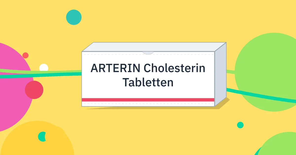Symbolbild: Packung mit der Aufschrift ARTERIN Cholesterin Tabletten (PZN 18843911) – Verfügbarkeit und Bezug in Apotheken in Frankfurt am Main