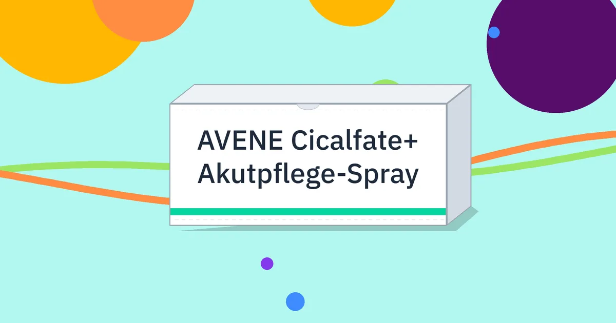 Symbolbild: Packung mit der Aufschrift AVENE Cicalfate+ Akutpflege-Spray (PZN 16022794) – Verfügbarkeit und Bezug in Apotheken in Frankfurt am Main