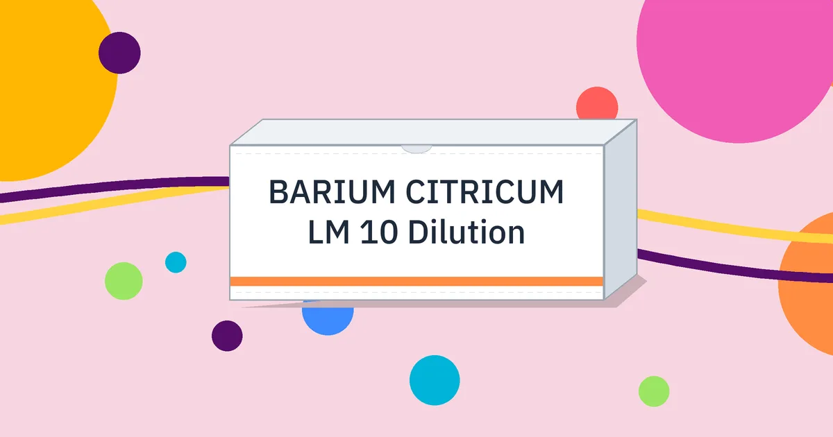 Symbolbild: Packung mit der Aufschrift BARIUM CITRICUM LM 10 Dilution (PZN 12789352) – Verfügbarkeit und Bezug in Apotheken in Frankfurt am Main