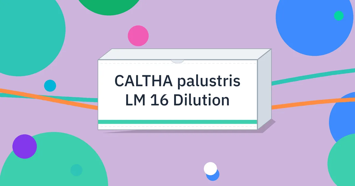 Symbolbild: Packung mit der Aufschrift CALTHA palustris LM 16 Dilution (PZN 13411638) – Verfügbarkeit und Bezug in Apotheken in Frankfurt am Main