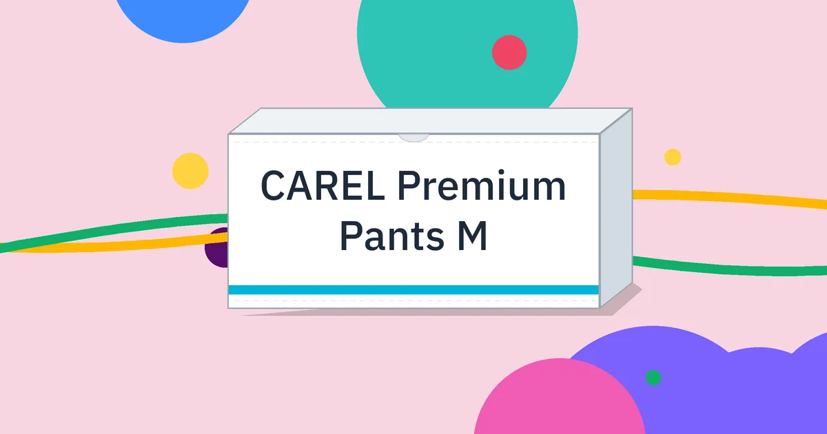 Symbolbild: Packung mit der Aufschrift CAREL Premium Pants M (PZN 20324236) – Verfügbarkeit und Bezug in Apotheken in Frankfurt am Main