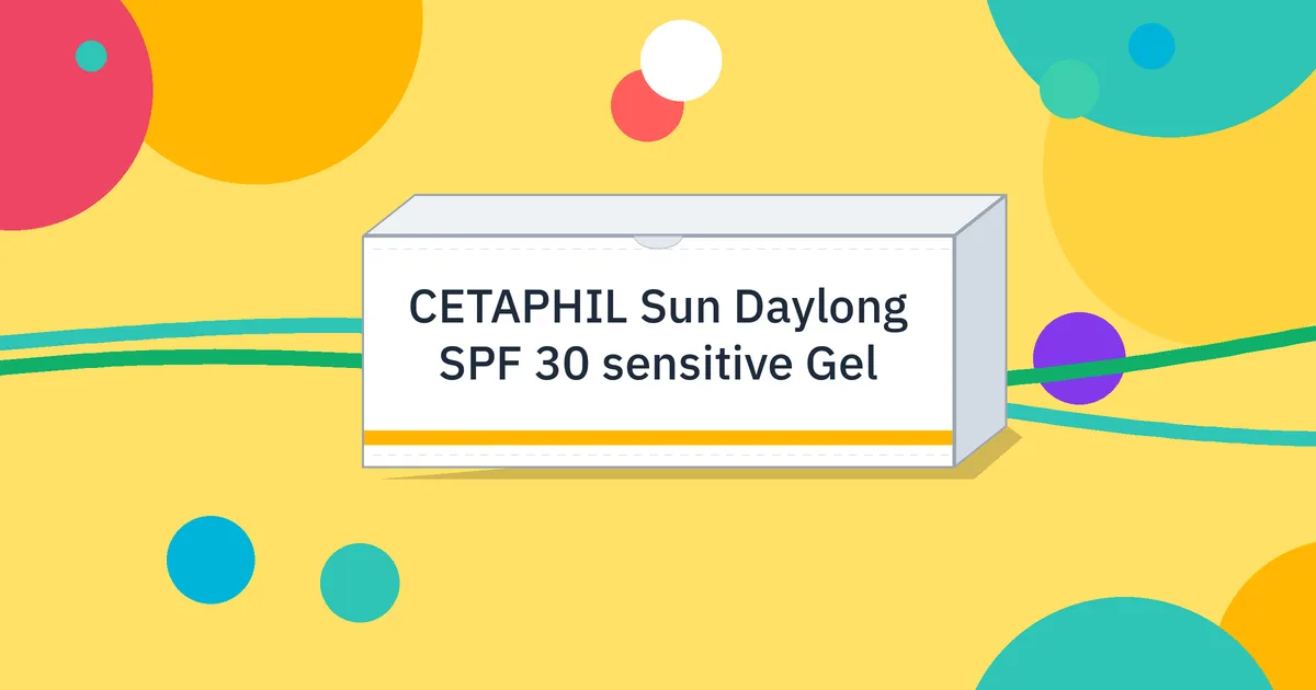 Symbolbild: Packung mit der Aufschrift CETAPHIL Sun Daylong SPF 30 sensitive Gel (PZN 14237208) – Verfügbarkeit und Bezug in Apotheken in Frankfurt am Main
