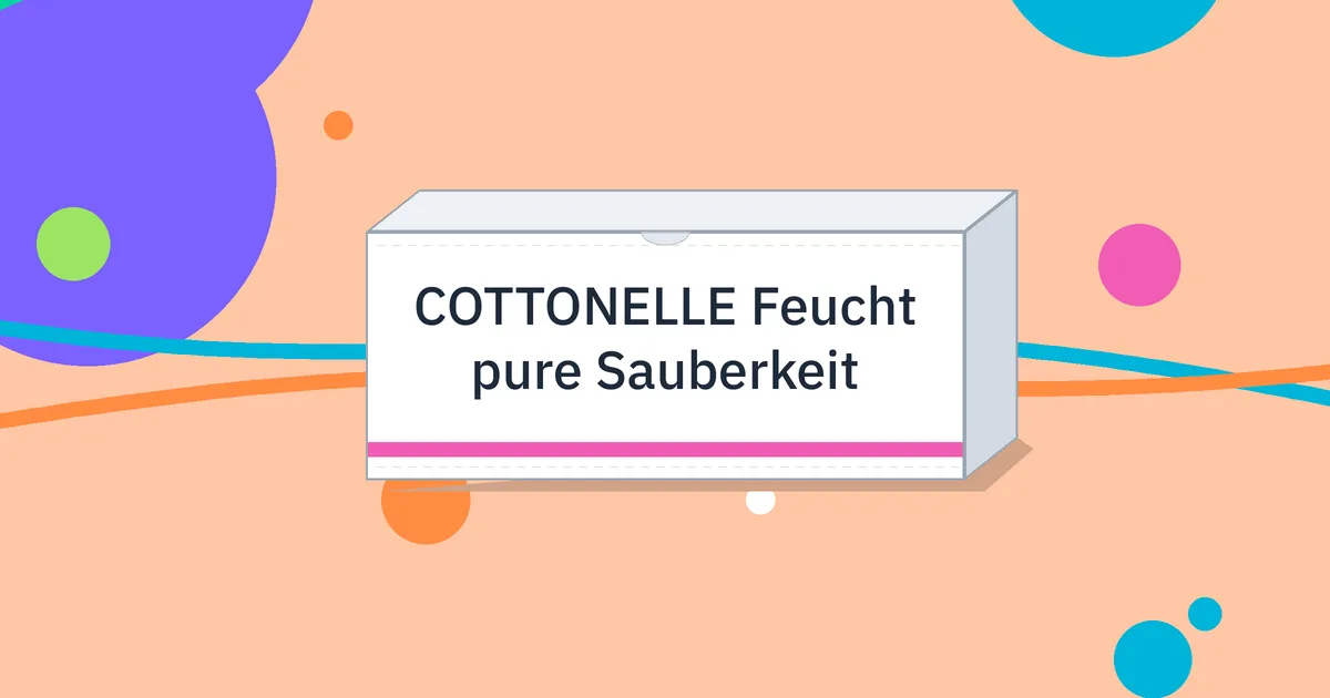 Symbolbild: Packung mit der Aufschrift COTTONELLE Feucht pure Sauberkeit (PZN 18106070) – Verfügbarkeit und Bezug in Apotheken in Frankfurt am Main