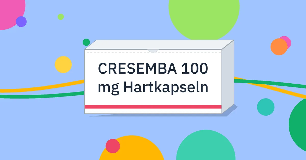 Symbolbild: Packung mit der Aufschrift CRESEMBA 100 mg Hartkapseln (PZN 19177333) – Verfügbarkeit und Bezug in Apotheken in Frankfurt am Main