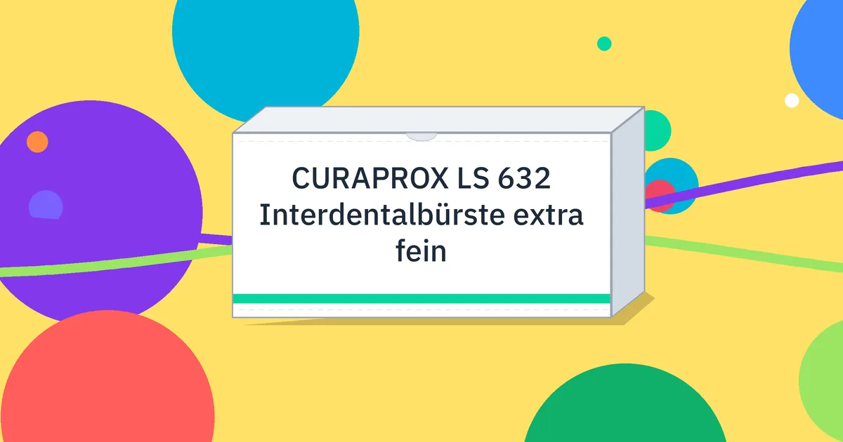 Symbolbild: Packung mit der Aufschrift CURAPROX LS 632 Interdentalbürste extra fein (PZN 08671716) – Verfügbarkeit und Bezug in Apotheken in Frankfurt am Main