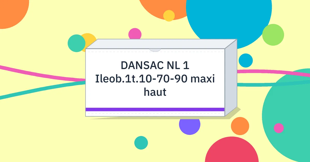 Symbolbild: Packung mit der Aufschrift DANSAC NL 1 Ileob.1t.10-70-90 maxi haut (PZN 07340934) – Verfügbarkeit und Bezug in Apotheken in Frankfurt am Main