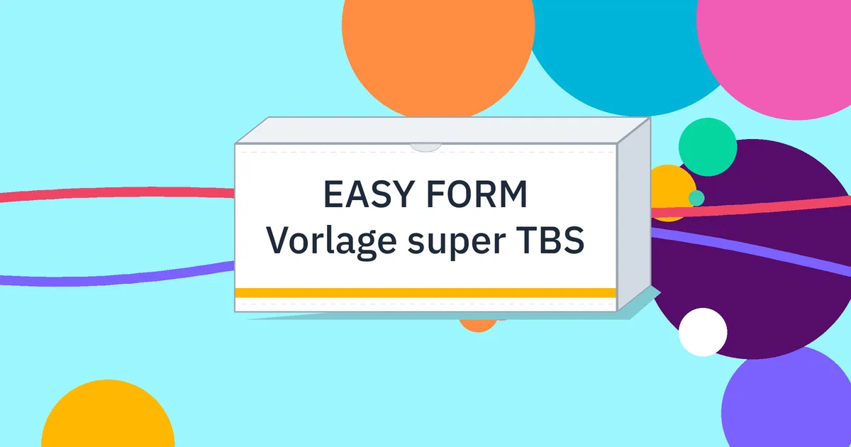 Symbolbild: Packung mit der Aufschrift EASY FORM Vorlage super TBS (PZN 19094506) – Verfügbarkeit und Bezug in Apotheken in Frankfurt am Main
