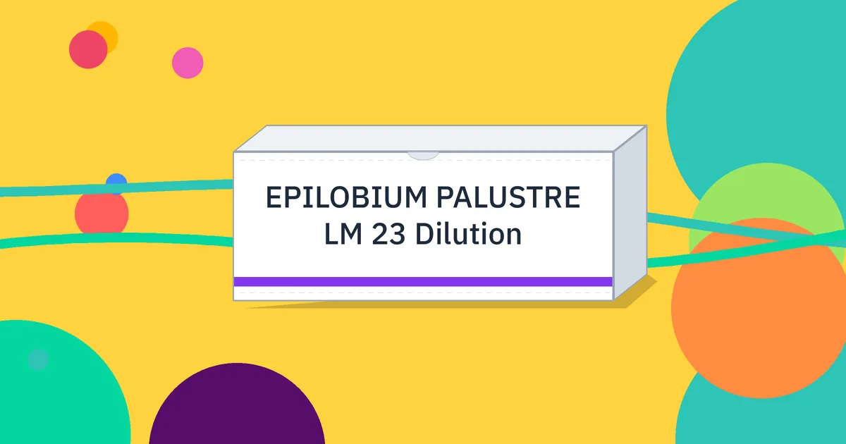 Symbolbild: Packung mit der Aufschrift EPILOBIUM PALUSTRE LM 23 Dilution (PZN 13472232) – Verfügbarkeit und Bezug in Apotheken in Frankfurt am Main