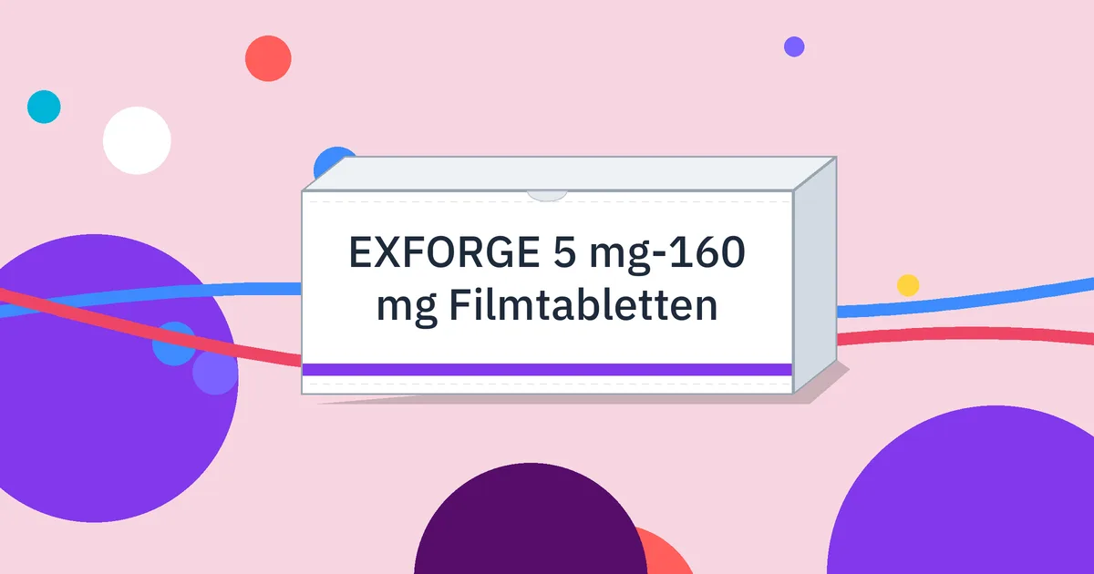 Symbolbild: Packung mit der Aufschrift EXFORGE 5 mg-160 mg Filmtabletten (PZN 00581422) – Verfügbarkeit und Bezug in Apotheken in Frankfurt am Main