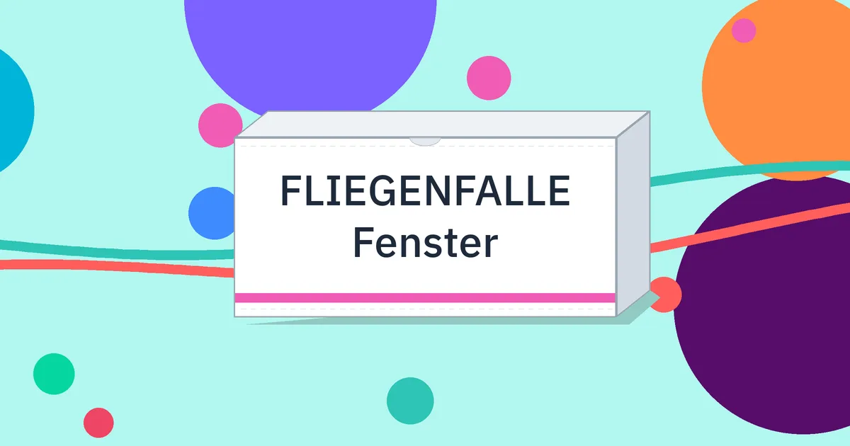 Symbolbild: Packung mit der Aufschrift FLIEGENFALLE Fenster (PZN 04436272) – Verfügbarkeit und Bezug in Apotheken in Frankfurt am Main