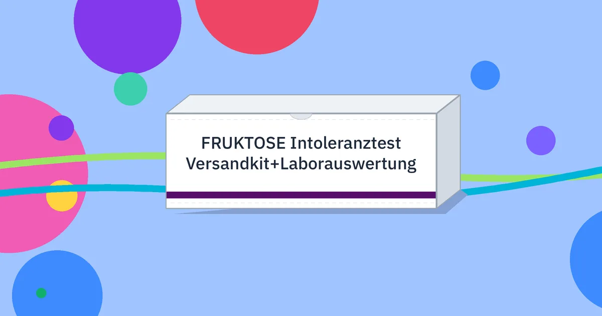 Symbolbild: Packung mit der Aufschrift FRUKTOSE Intoleranztest Versandkit+Laborauswertung (PZN 16739842) – Verfügbarkeit und Bezug in Apotheken in Frankfurt am Main