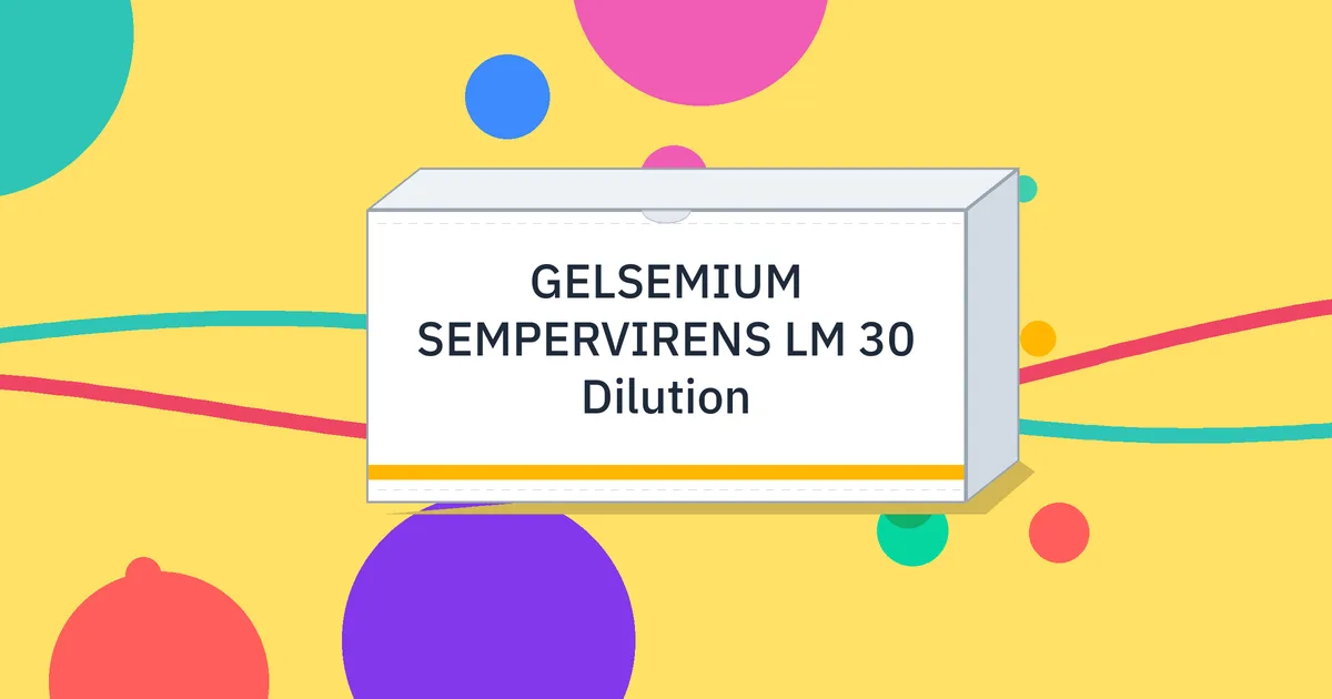 Symbolbild: Packung mit der Aufschrift GELSEMIUM SEMPERVIRENS LM 30 Dilution (PZN 03504511) – Verfügbarkeit und Bezug in Apotheken in Frankfurt am Main