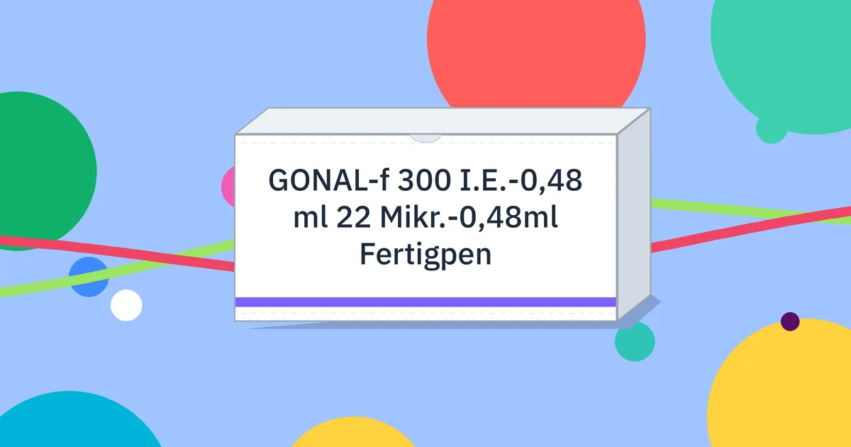 Symbolbild: Packung mit der Aufschrift GONAL-f 300 I.E.-0,48 ml 22 Mikr.-0,48ml Fertigpen (PZN 19728129) – Verfügbarkeit und Bezug in Apotheken in Frankfurt am Main