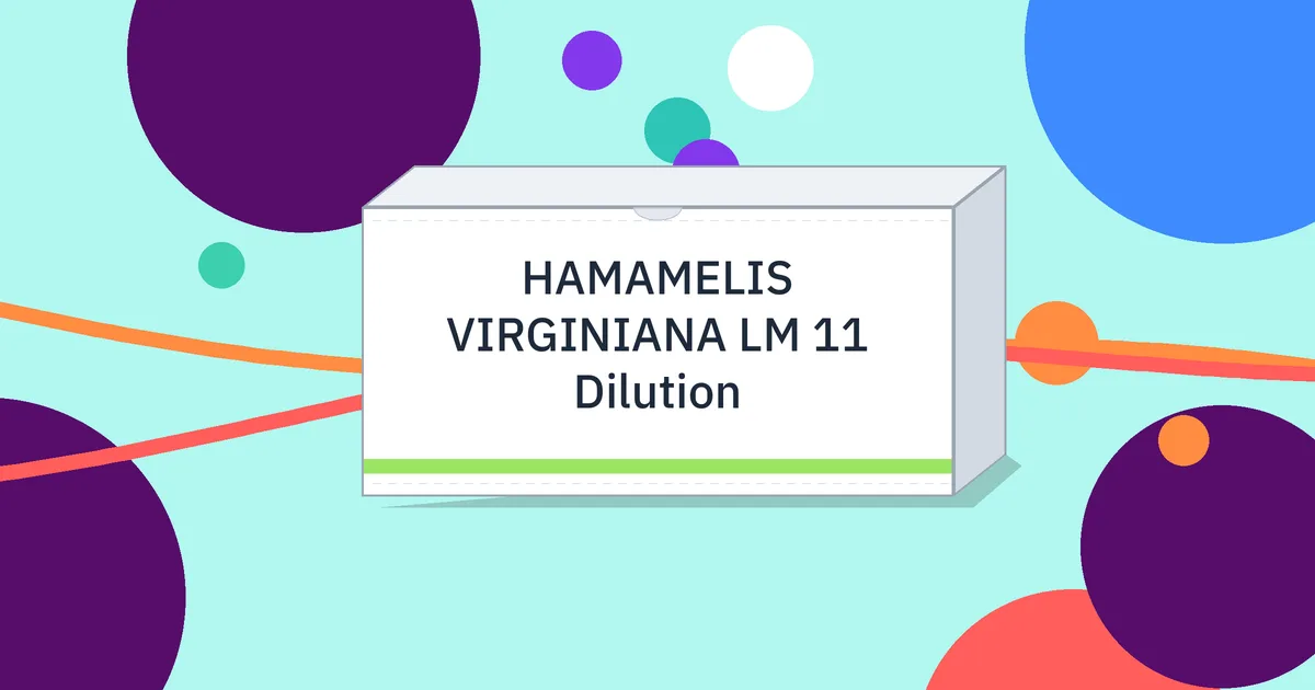Symbolbild: Packung mit der Aufschrift HAMAMELIS VIRGINIANA LM 11 Dilution (PZN 12884412) – Verfügbarkeit und Bezug in Apotheken in Frankfurt am Main