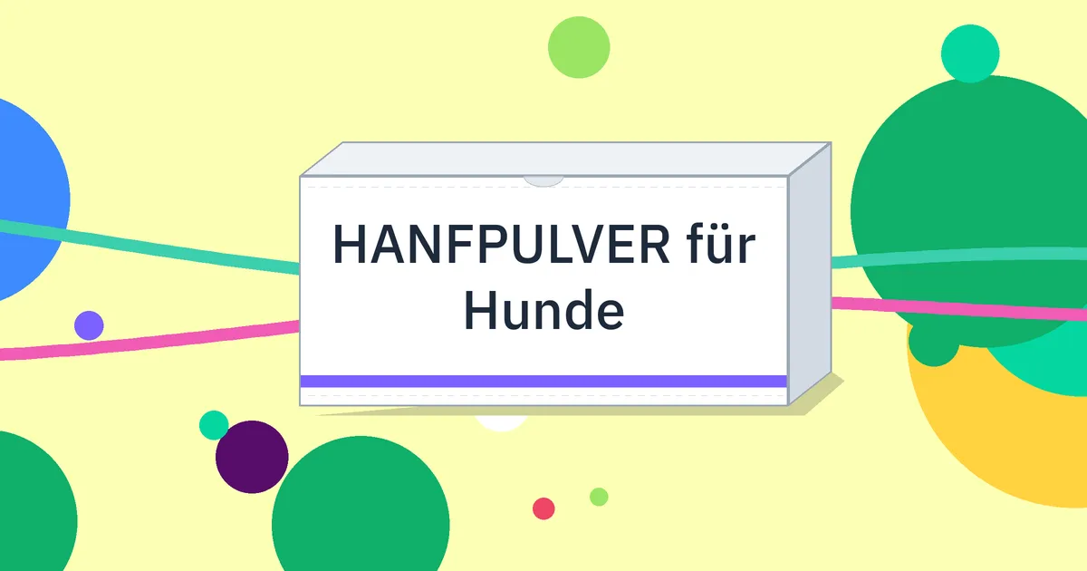 Symbolbild: Packung mit der Aufschrift HANFPULVER für Hunde (PZN 15813625) – Verfügbarkeit und Bezug in Apotheken in Frankfurt am Main
