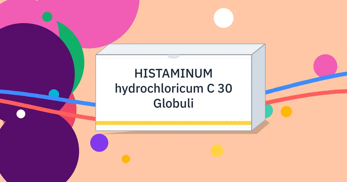 Symbolbild: Packung mit der Aufschrift HISTAMINUM hydrochloricum C 30 Globuli (PZN 04220388) – Verfügbarkeit und Bezug in Apotheken in Frankfurt am Main