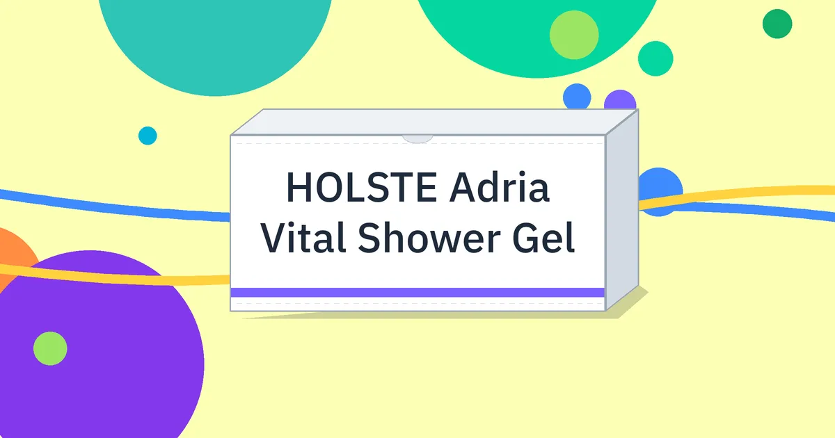 Symbolbild: Packung mit der Aufschrift HOLSTE Adria Vital Shower Gel (PZN 10828349) – Verfügbarkeit und Bezug in Apotheken in Frankfurt am Main