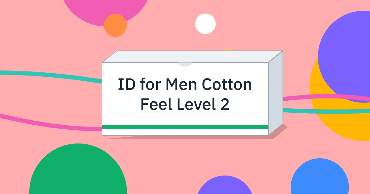 Symbolbild: Packung mit der Aufschrift ID for Men Cotton Feel Level 2 (PZN 10221498) – Verfügbarkeit und Bezug in Apotheken in Frankfurt am Main