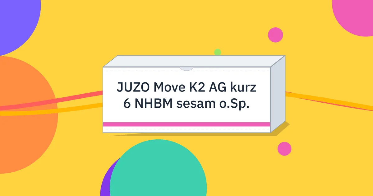 Symbolbild: Packung mit der Aufschrift JUZO Move K2 AG kurz 6 NHBM sesam o.Sp. (PZN 18529362) – Verfügbarkeit und Bezug in Apotheken in Frankfurt am Main