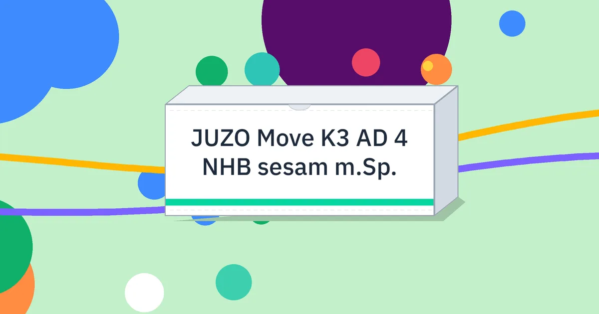 Symbolbild: Packung mit der Aufschrift JUZO Move K3 AD 4 NHB sesam m.Sp. (PZN 18566914) – Verfügbarkeit und Bezug in Apotheken in Frankfurt am Main