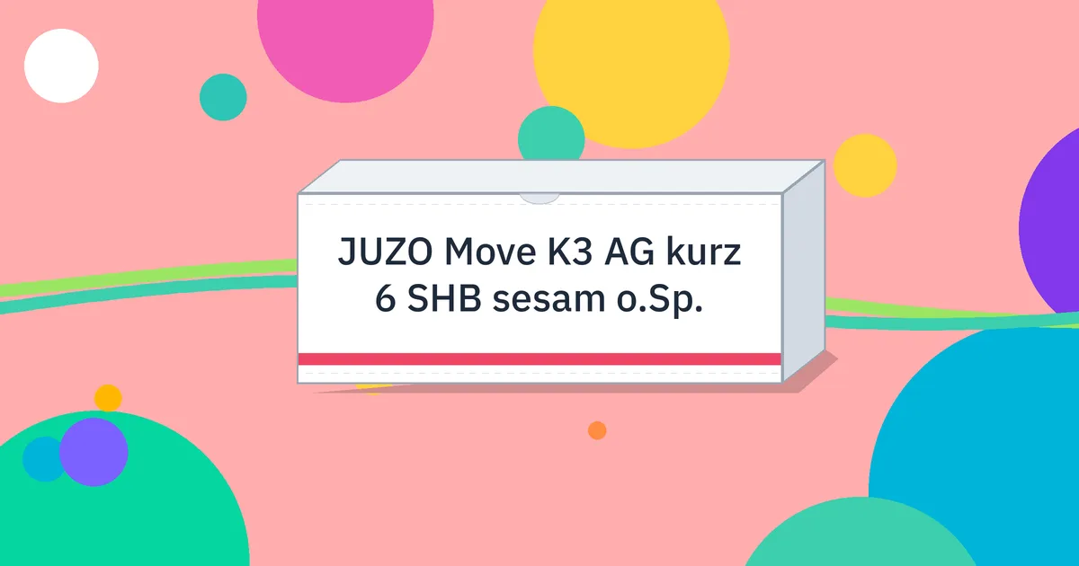 Symbolbild: Packung mit der Aufschrift JUZO Move K3 AG kurz 6 SHB sesam o.Sp. (PZN 18581434) – Verfügbarkeit und Bezug in Apotheken in Frankfurt am Main