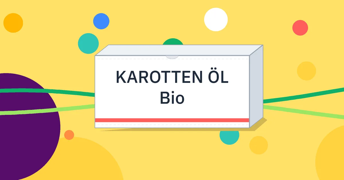 Symbolbild: Packung mit der Aufschrift KAROTTEN ÖL Bio (PZN 10302021) – Verfügbarkeit und Bezug in Apotheken in Frankfurt am Main