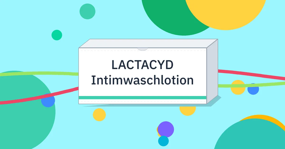 Symbolbild: Packung mit der Aufschrift LACTACYD Intimwaschlotion (PZN 10332074) – Verfügbarkeit und Bezug in Apotheken in Frankfurt am Main