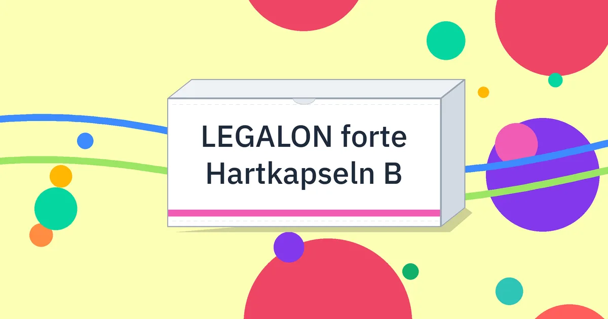 Symbolbild: Packung mit der Aufschrift LEGALON forte Hartkapseln B (PZN 09912435) – Verfügbarkeit und Bezug in Apotheken in Frankfurt am Main