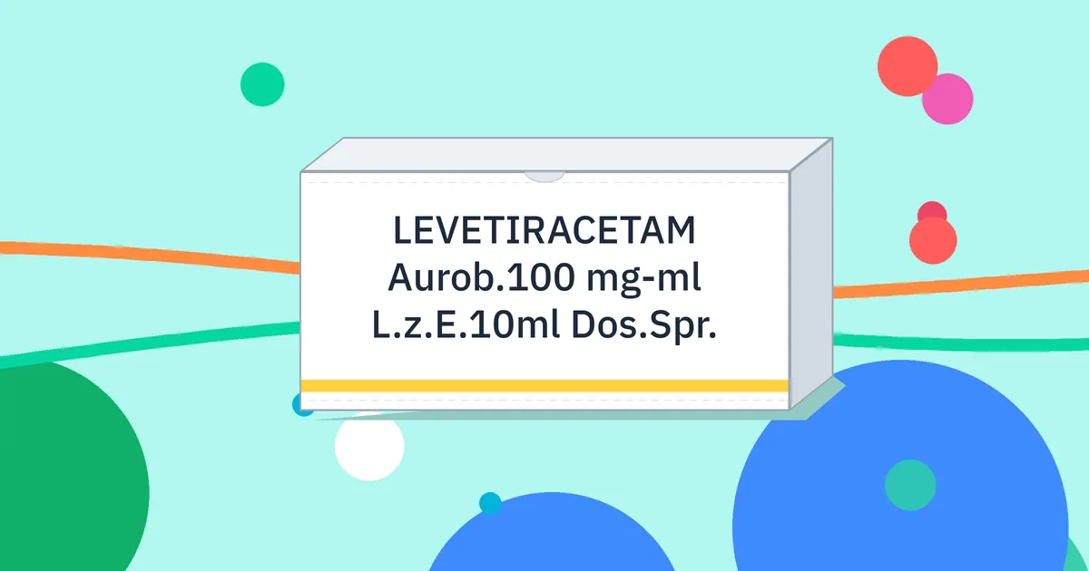 Symbolbild: Packung mit der Aufschrift LEVETIRACETAM Aurob.100 mg-ml L.z.E.10ml Dos.Spr. (PZN 09518945) – Verfügbarkeit und Bezug in Apotheken in Frankfurt am Main