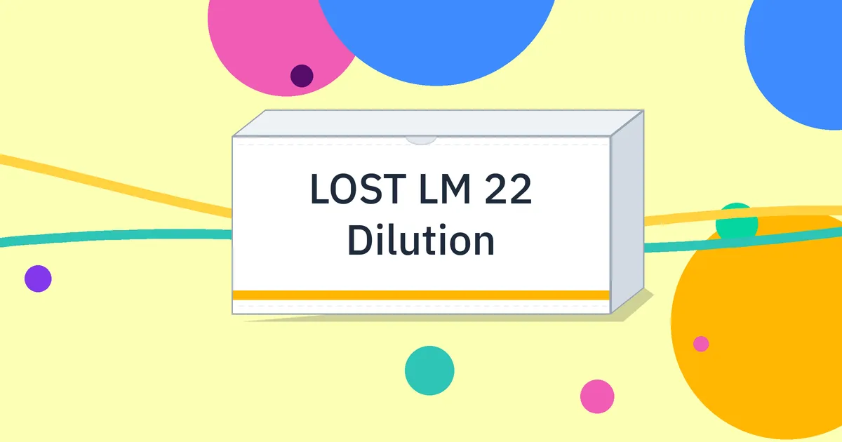 Symbolbild: Packung mit der Aufschrift LOST LM 22 Dilution (PZN 13536311) – Verfügbarkeit und Bezug in Apotheken in Frankfurt am Main